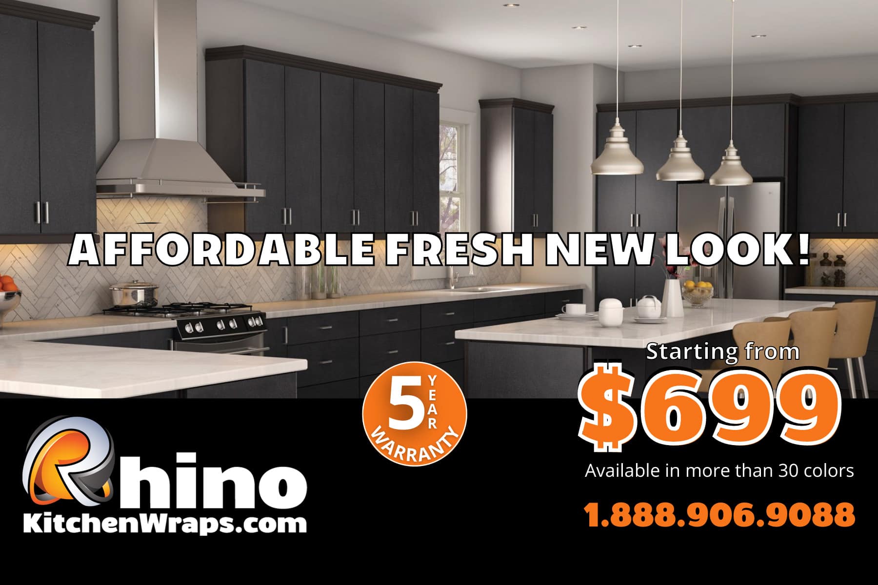 RHINO KITCHEN WRAPS - RhinoKitchenWraps.com