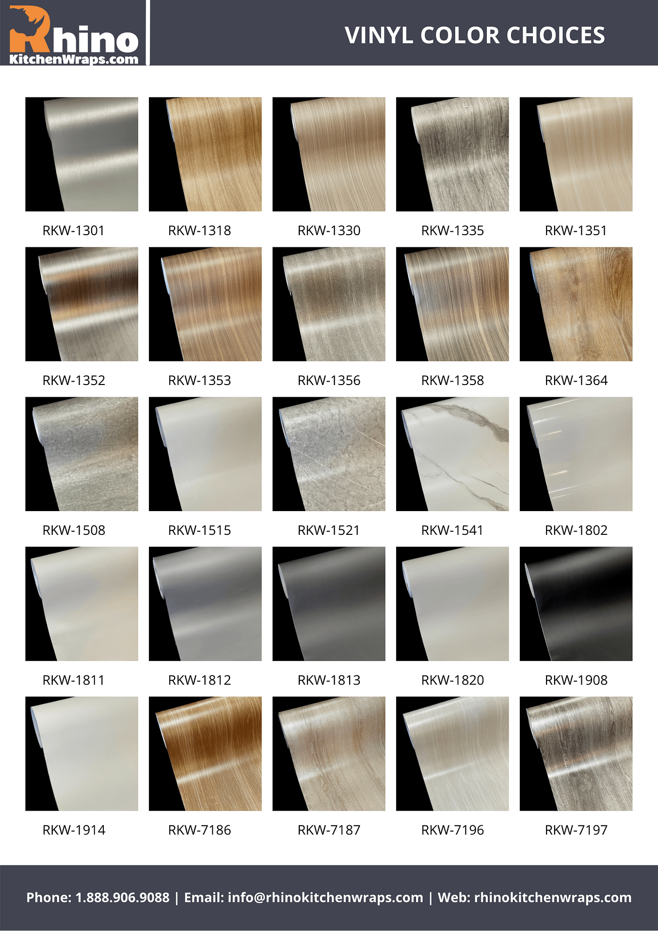 All Finishes Archives - RhinoKitchenWraps.com